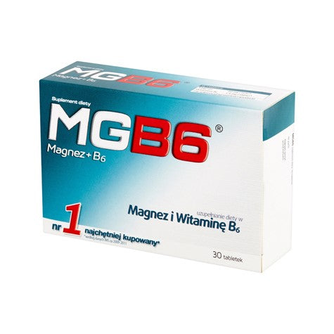 Magnesium + Vitamin B6 30 tablets – Pewex Pharmacy