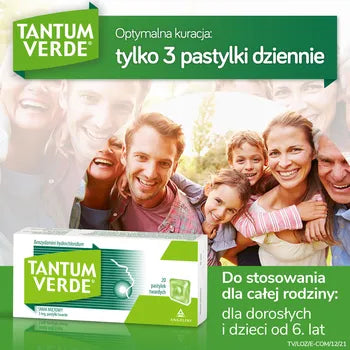 Tantum Verde Mint Flavor Lozenges 20 lozenges – Pewex Pharmacy