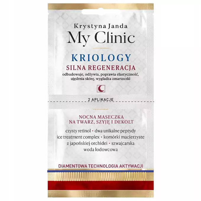 Janda My Clinic Kriology Intensive Regeneration Night Mask for Face Ne ...