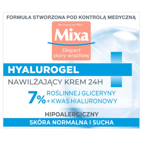 Mixa Sensitive Skin Expert Hyalurogel Intensively Moisturizing Cream 5 ...