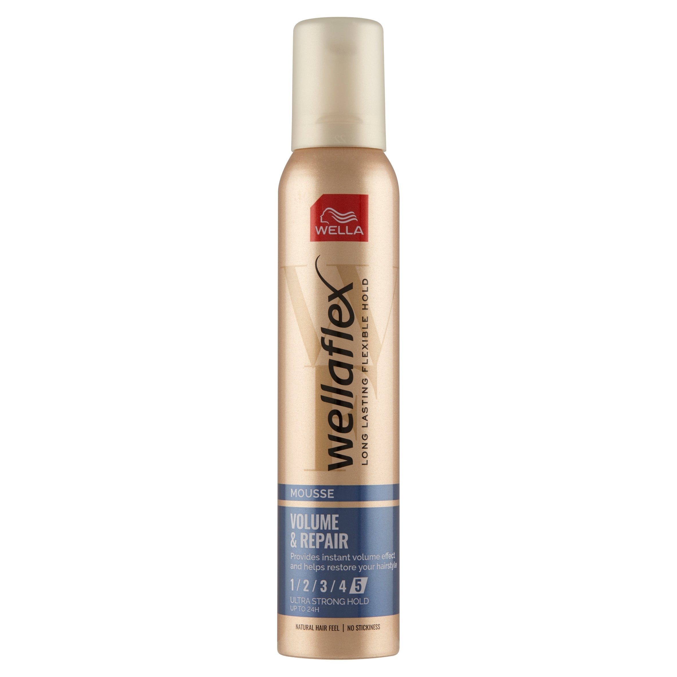 Wella Wellaflex Volume & Repair Mousse 5 Ultra Strong Hold 200ml ...