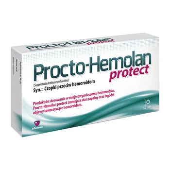 Procto-Hemolan Protect Suppositories Against Hemorrhoids 10 pcs – Pewex ...