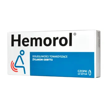 Hemorol Czopki / Rectal Suppositories 12 pcs – Pewex Pharmacy