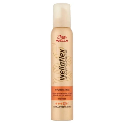 Wella Wellaflex Mousse Hydro Style 4 Extra Strong Hold 200ml – Pewex ...
