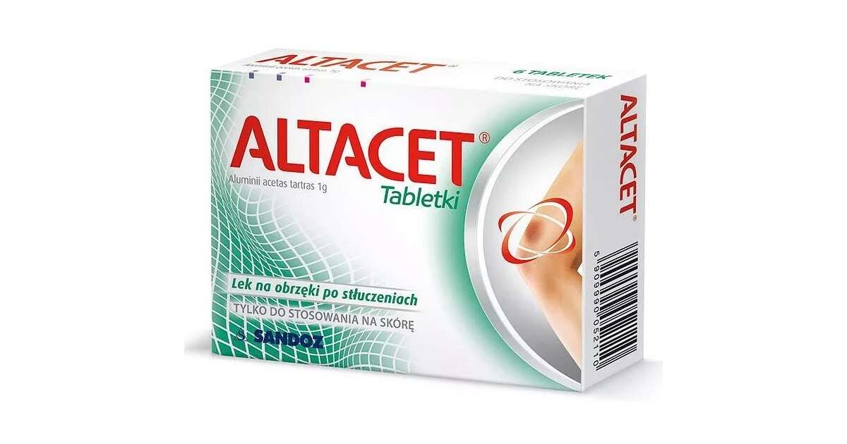 Altacet Alumini Acetas Tartras 1g 6 tablets – Pewex Pharmacy