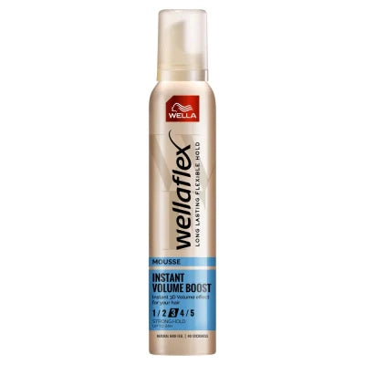 Wella Wellaflex Mousse Instant Volume Boost 3 Strong Hold 200ml – Pewex ...