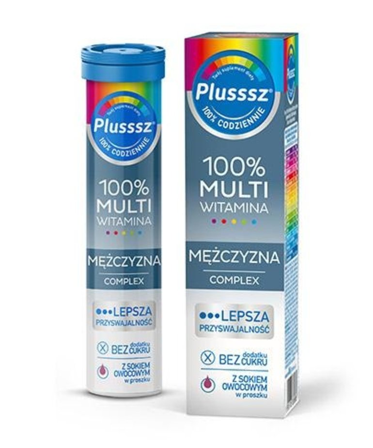 Plusssz Men's Multivitamin Complex 20 tablets – Pewex Pharmacy