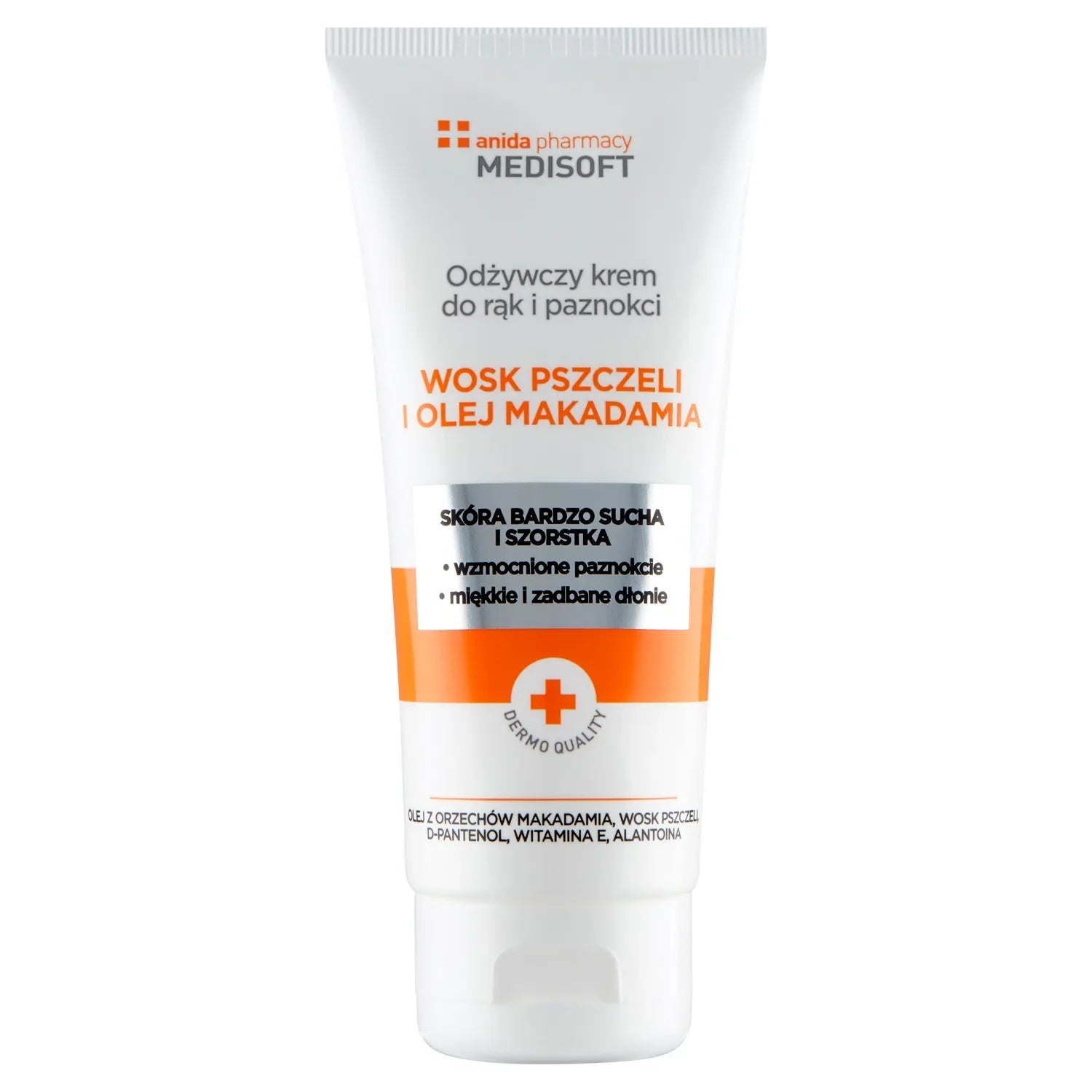 Anida Medisoft Nourishing Hand and Nail Cream Beeswax Macadamia Oil 10 ...