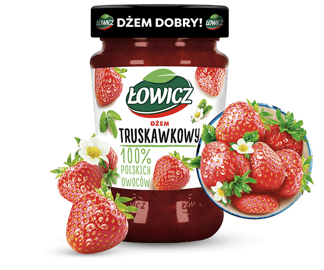 Lowicz Jam Strawberry (Truskawkowy) 450g – Pewex Pharmacy