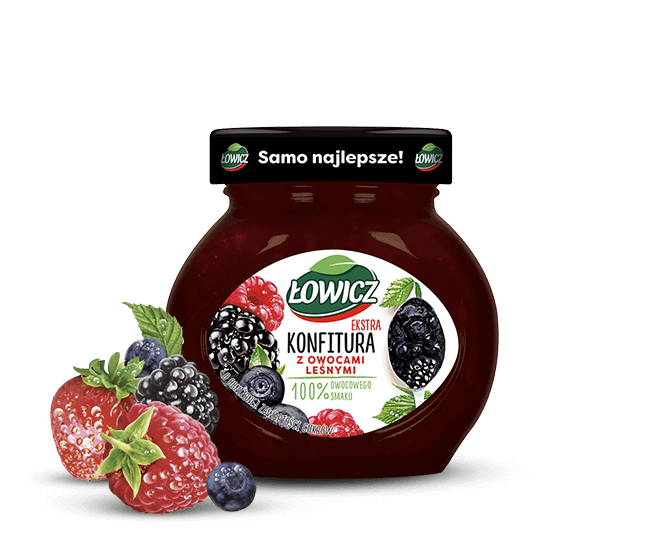 Lowicz Confiture Forest Fruit (Owoce Lesne) 240g – Pewex Pharmacy