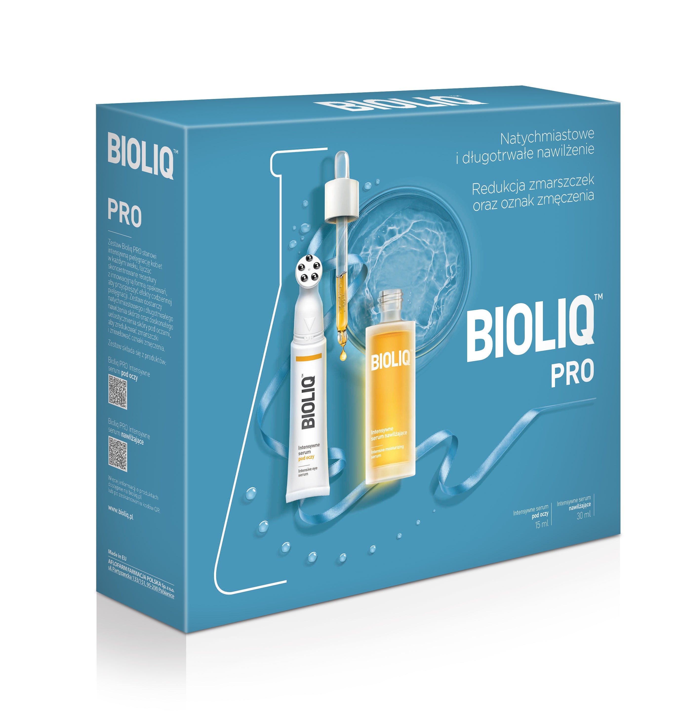 BIOLIQ PRO SET Intensive Moisturizing Serum 30ml Intensive Under Eye S ...