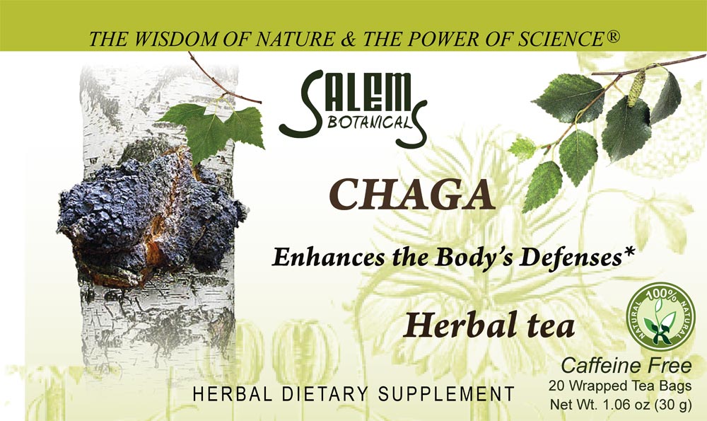Salem Botanicals Chaga Herbal Tea 20 bags – Pewex Pharmacy