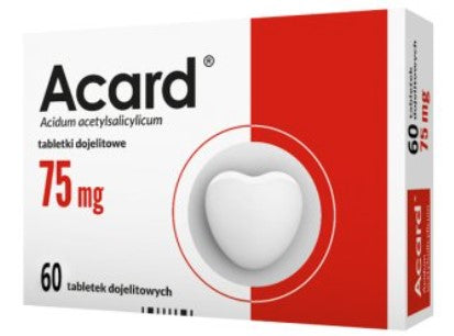 Acard 75mg 60 tablets – Pewex Pharmacy