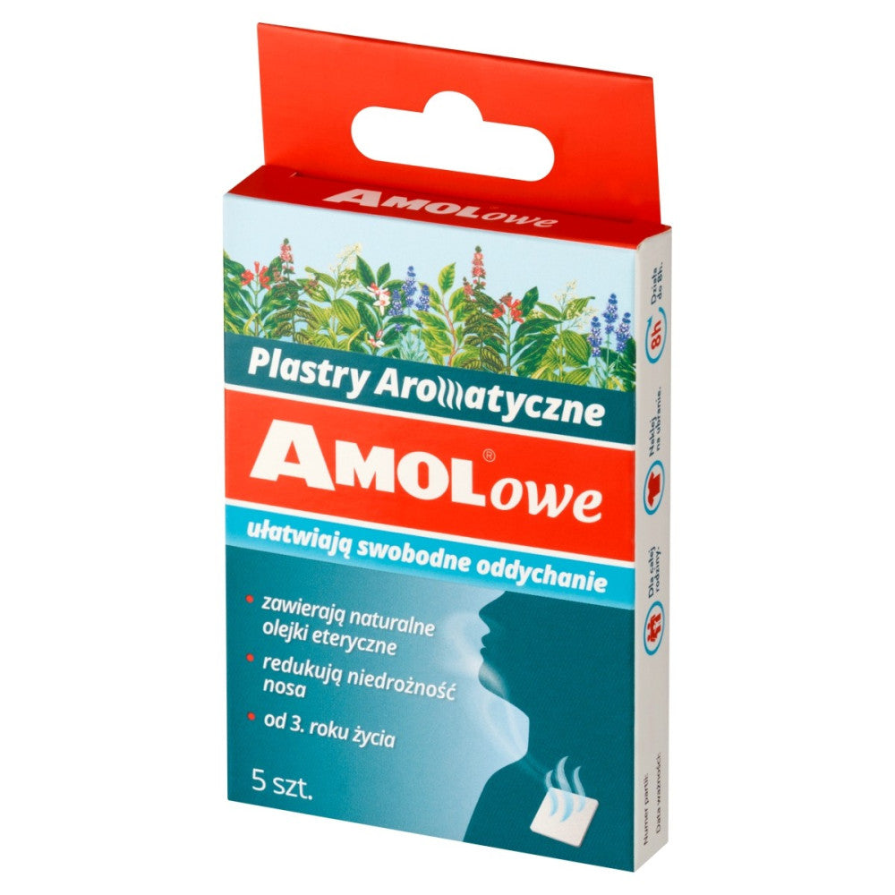 AMOL aromatic patches reduce nasal congestion, making breathing easier ...