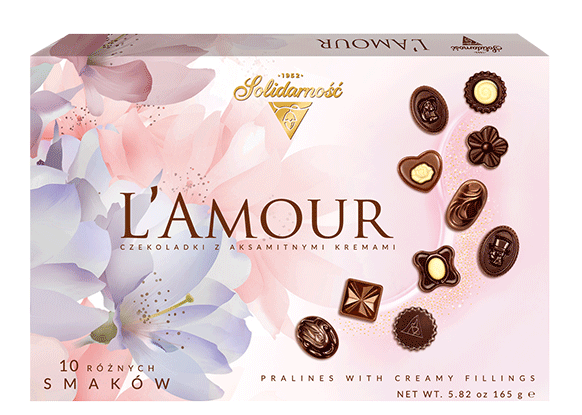 Solidarnosc L'Amour Chocolate Gift Box (Bombonierka Czekoladowa) 165g ...