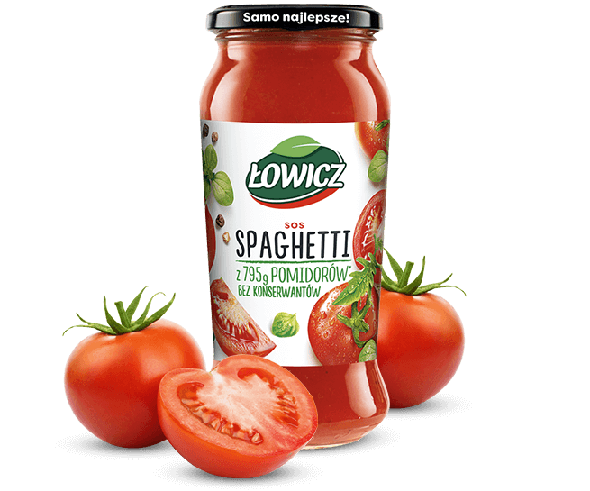 Lowicz SPAGHETTI SAUCE Thick tomato sauce 500 g – Pewex Pharmacy